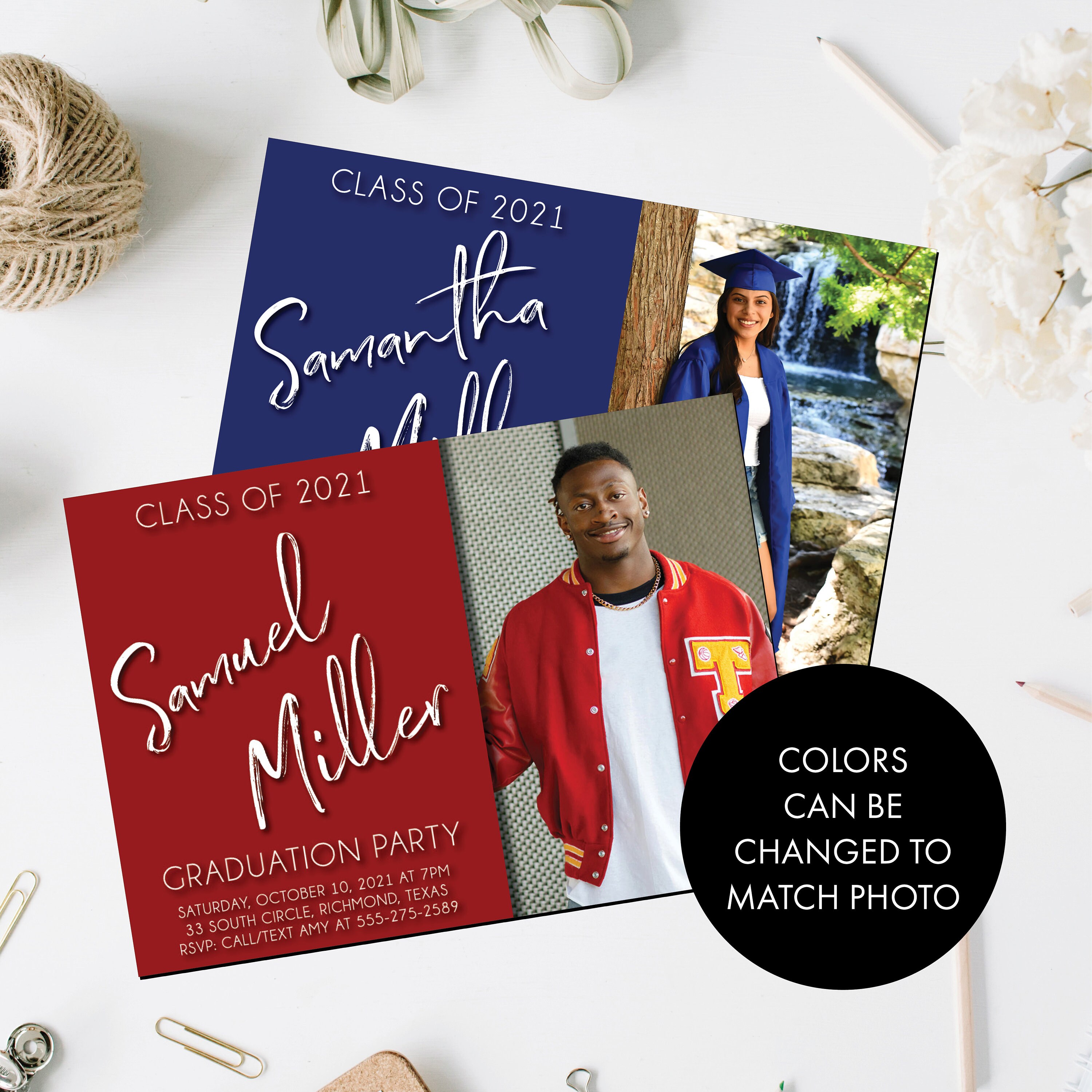 Graduation Party Invitation Print Text or Email Invite - Etsy