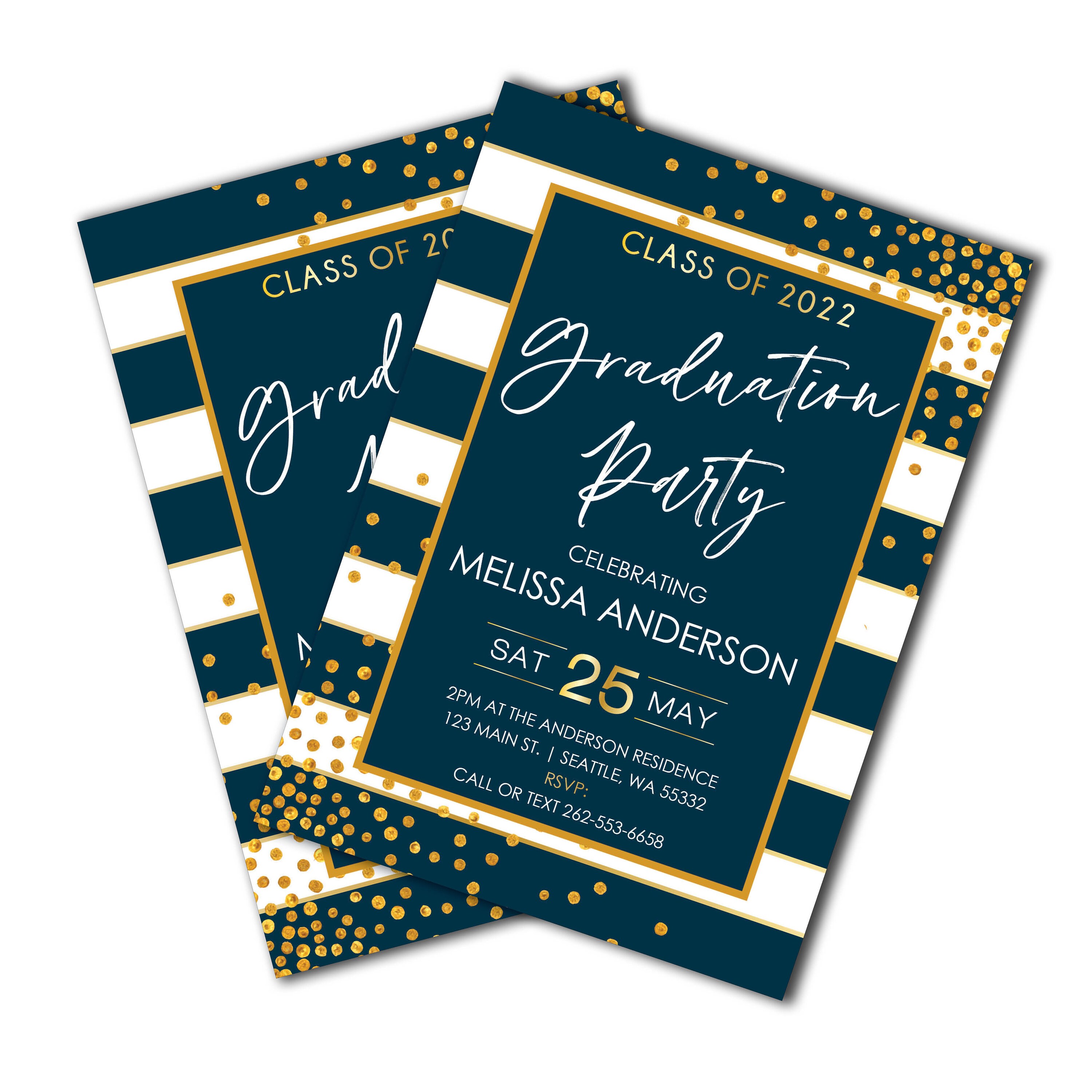 Graduation Party Invitation Print Text or Email Invite - Etsy