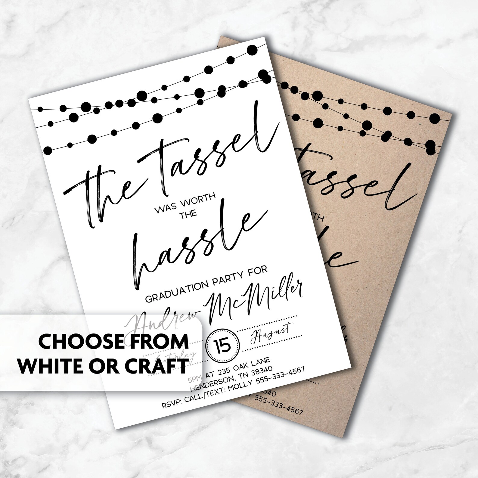 Graduation Party Invitation Print Text or Email Invite - Etsy