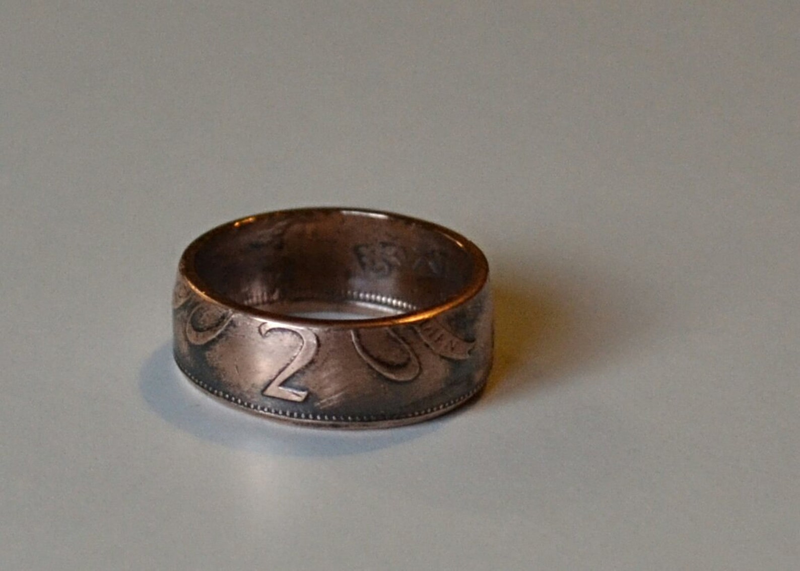 Hand Made Coin Ring Crafted From British Two Pence Coin - Etsy UK