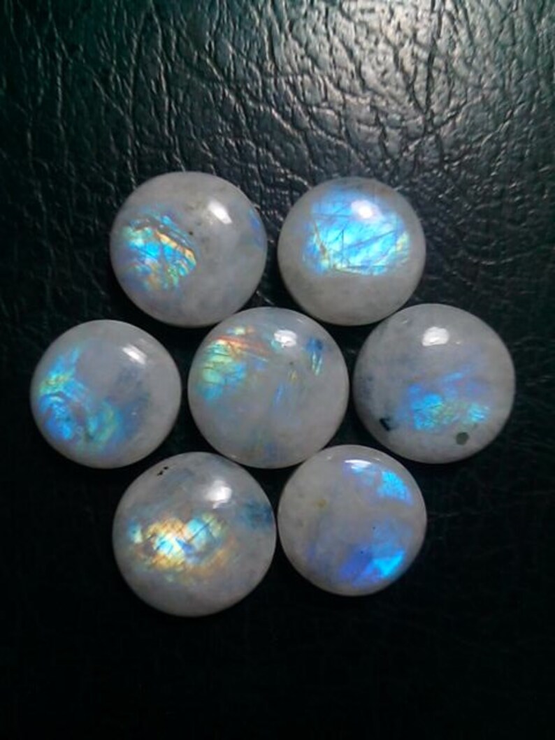 Rainbow Moonstone 15 MM Cabochon - Etsy
