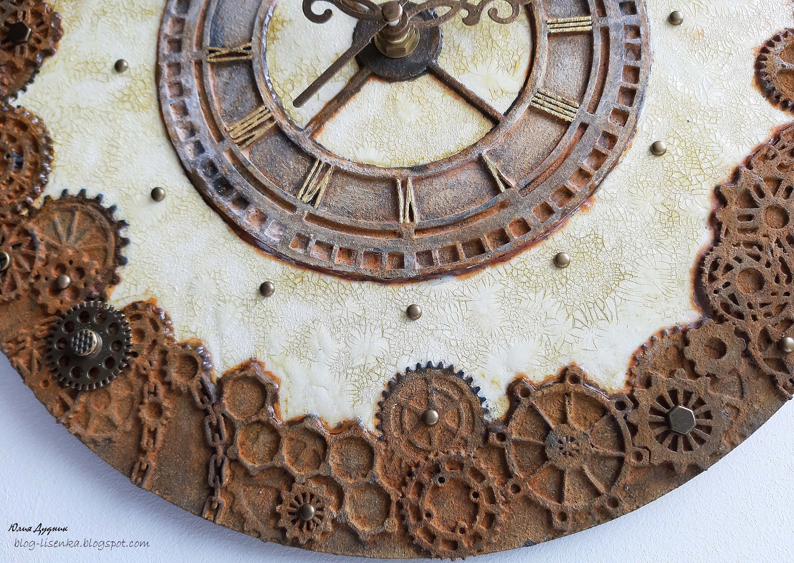 Steampunk Wall Clock, Wall Clock, Unique Handmade Wall Clock, Art Wall ...
