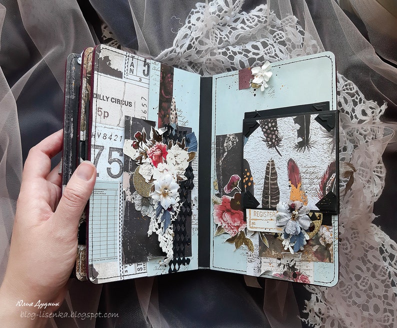 Mini Album, Handmade Memory Mini Album, Scrapbook Album, Photo Book ...