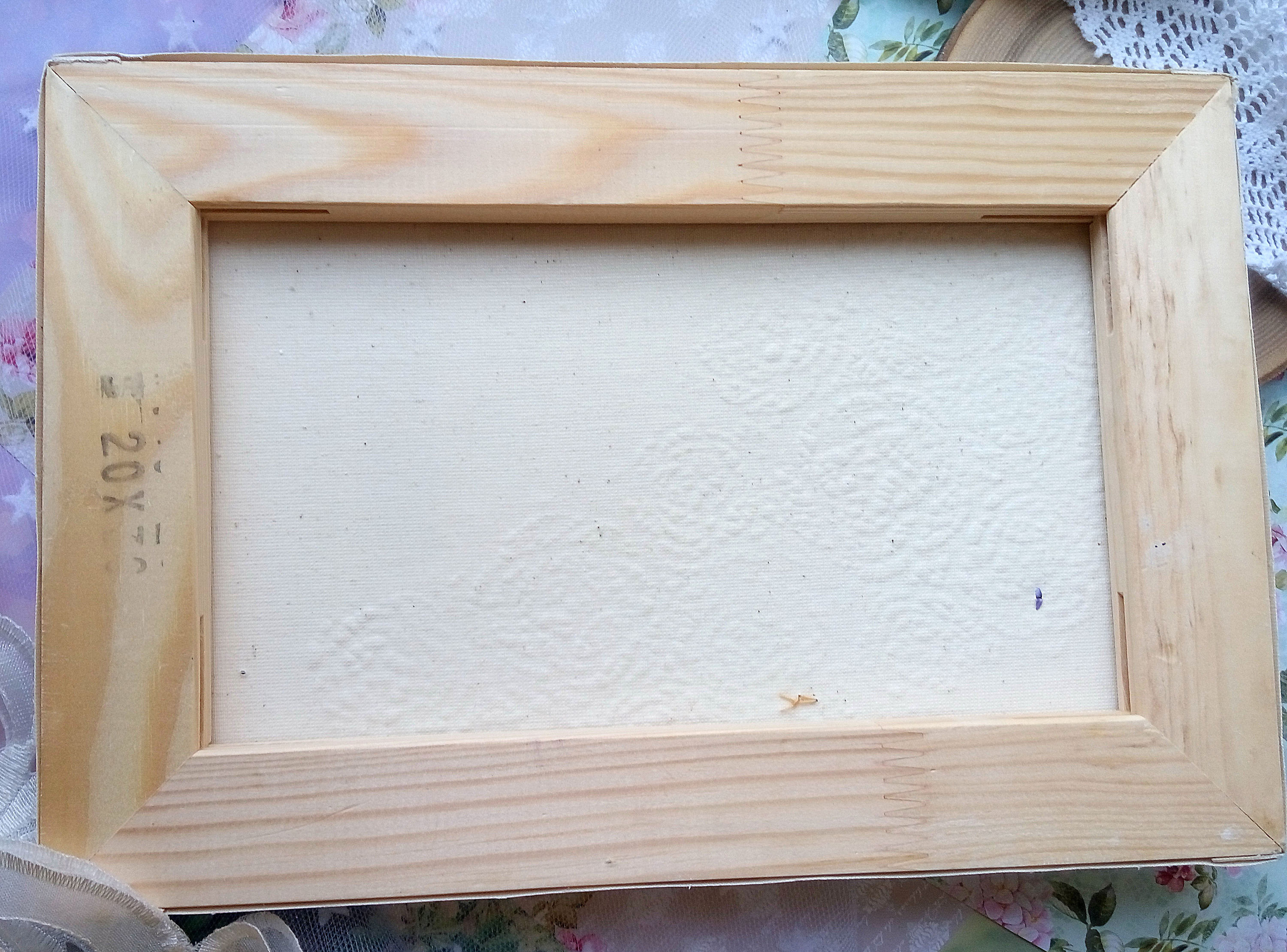 Mixed Media Canvas Flowers Frame Original Canvas Shabby - Etsy