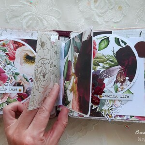 Scrapbook Album, Photo Album, Handcrafted Gift, Mini Album, Handmade ...