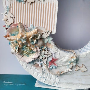 Sea Letter, Personalized Initial Letter, Paper Letter, Beach Letters ...