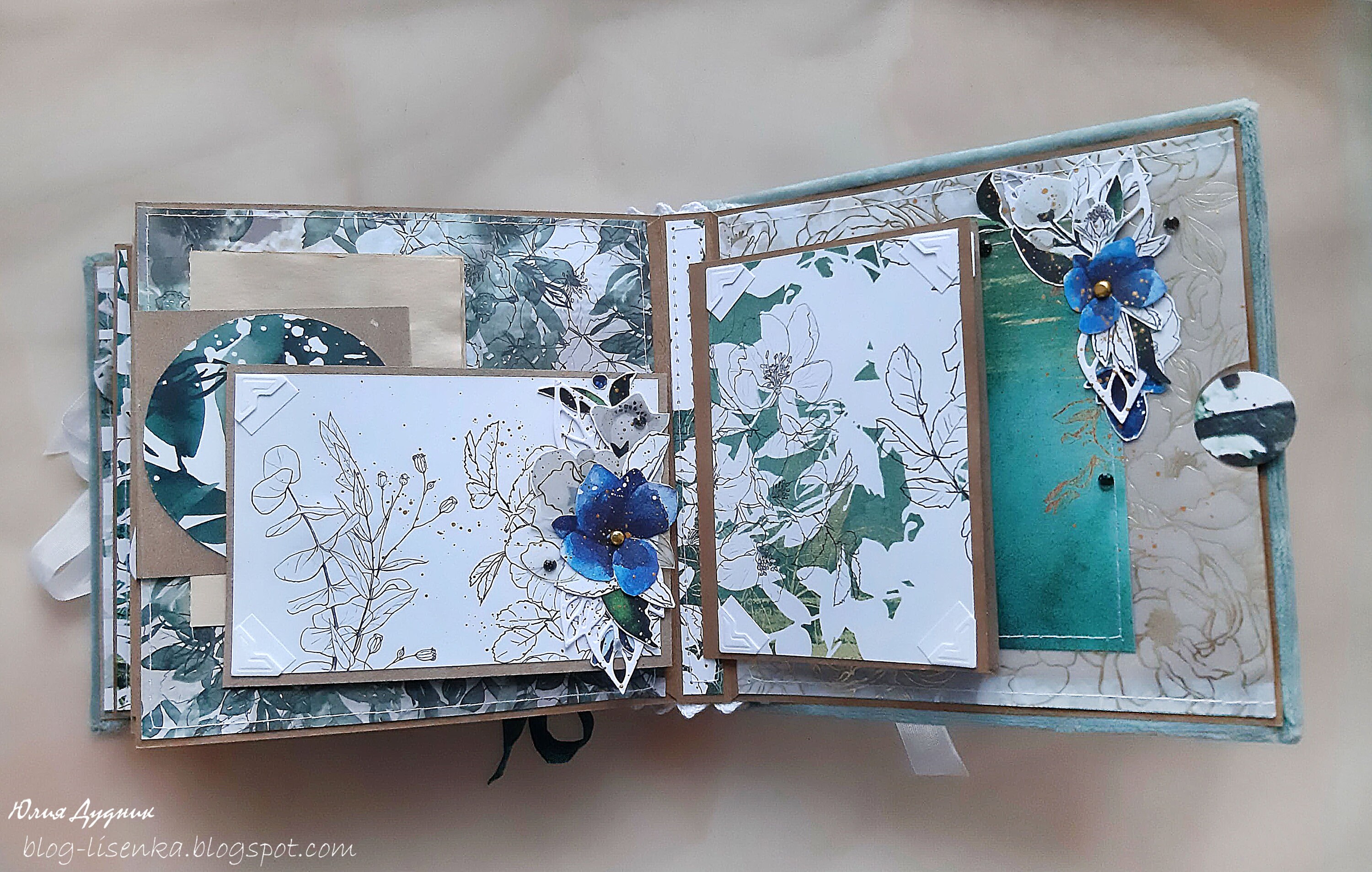 Scrapbook Album, Photo Album, Handcrafted Gift, Mini Album, Handmade ...