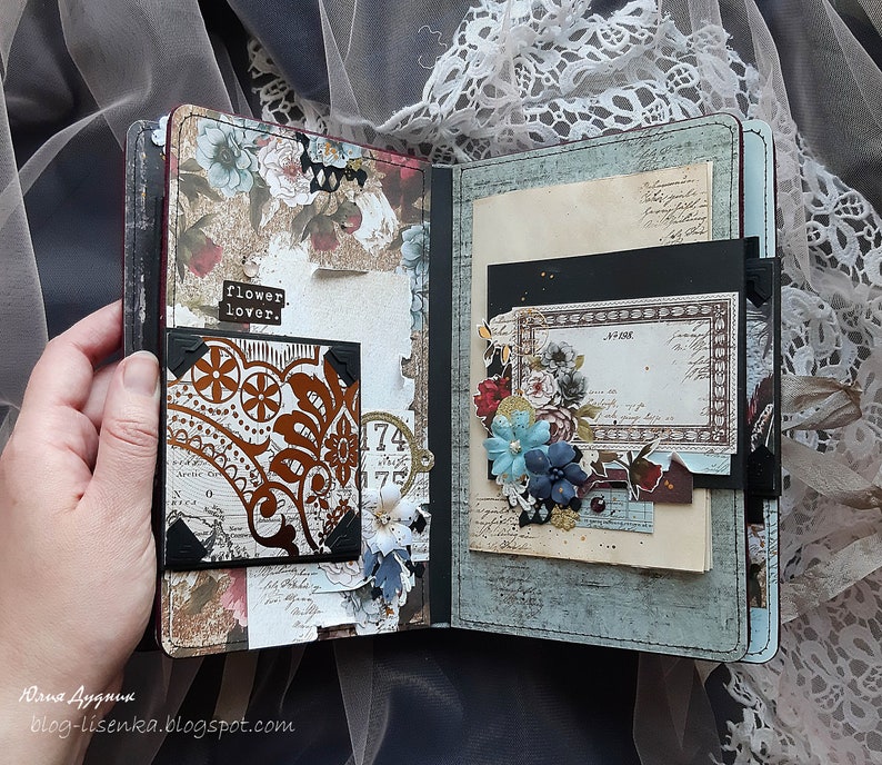 Mini Album, Handmade Memory Mini Album, Scrapbook Album, Photo Book ...