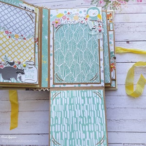 Scrapbook Album, Photo Album, Handcrafted Gift, Mini Album, Handmade ...
