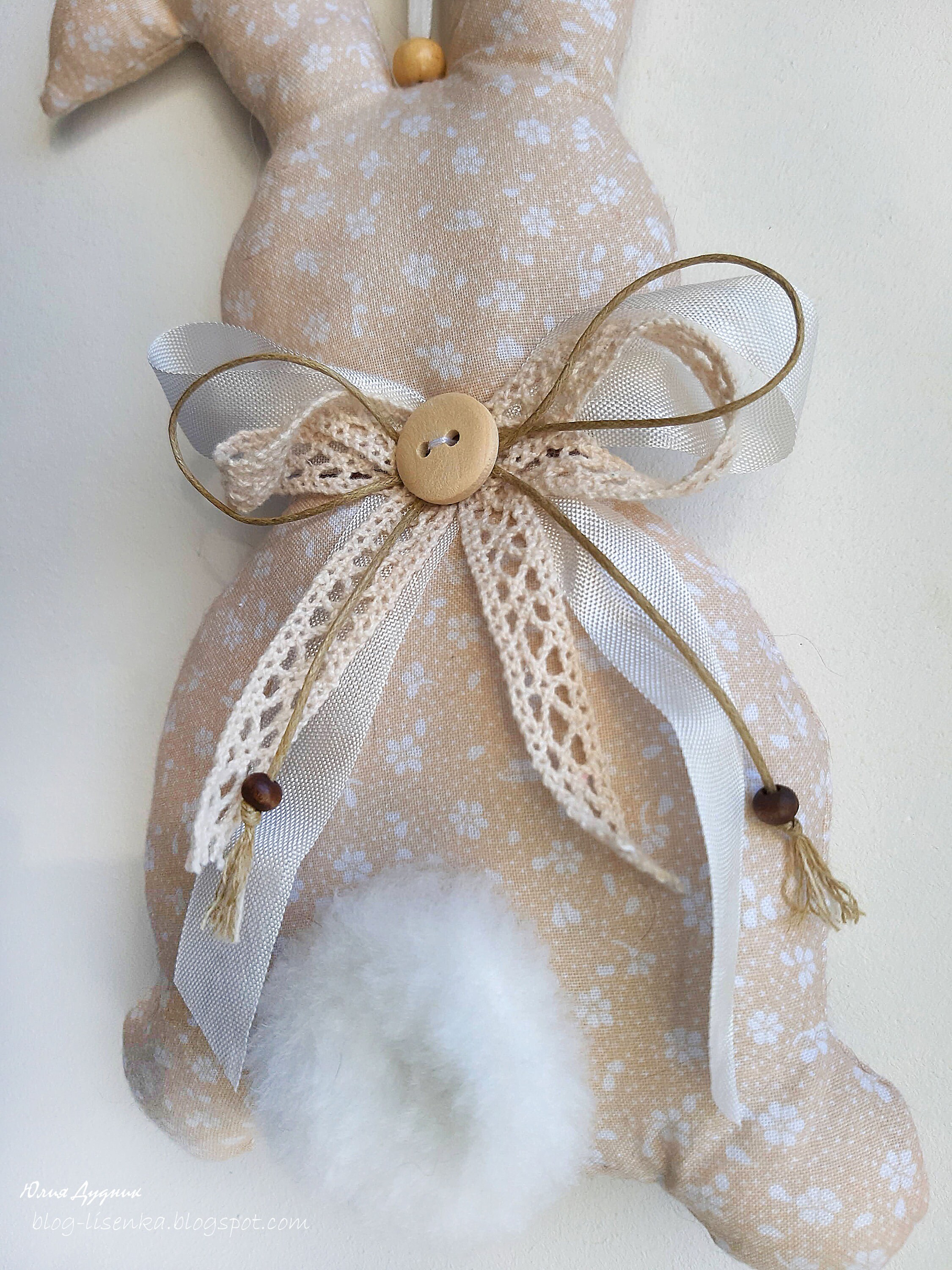 Set 2 Easter Bunny Fabric Bunny Easter Rabbit Easter - Etsy