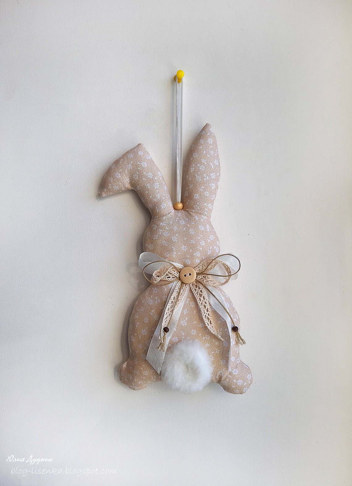 Set 2 Easter Bunny Fabric Bunny Easter Rabbit Easter - Etsy