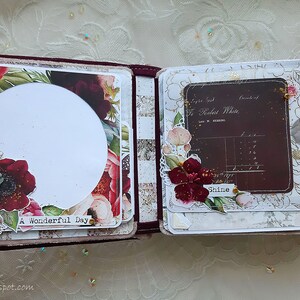Scrapbook Album, Photo Album, Handcrafted Gift, Mini Album, Handmade ...