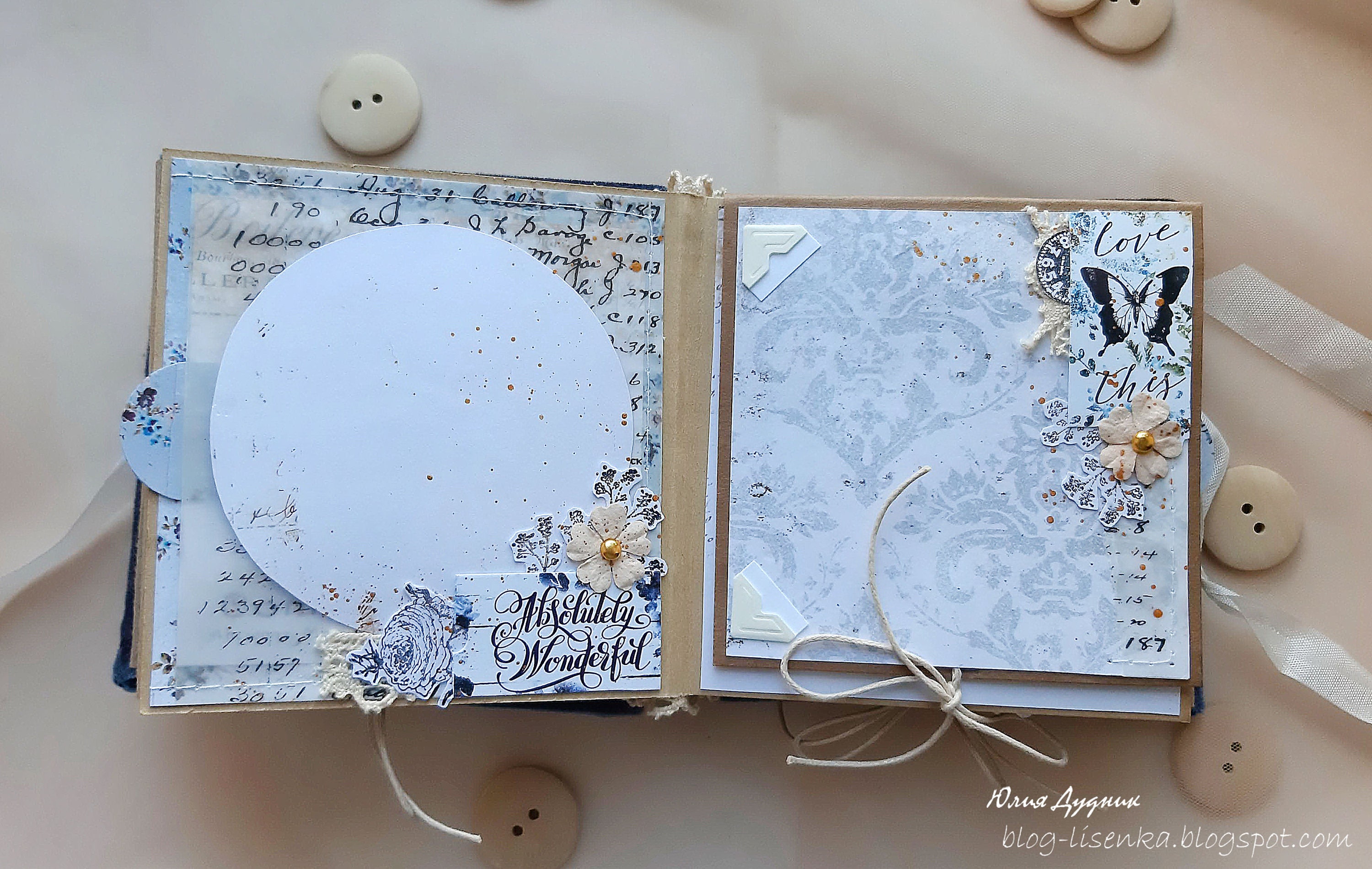 Mini Album, Handmade Memory Mini Album, Scrapbook Album, Photo Book ...