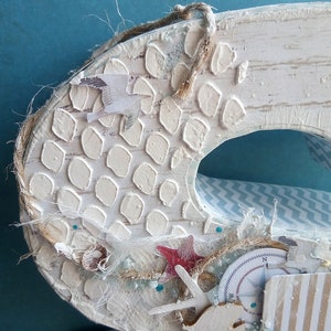 Sea Letter, Personalized Initial Letter, Paper Letter, Beach Letters ...