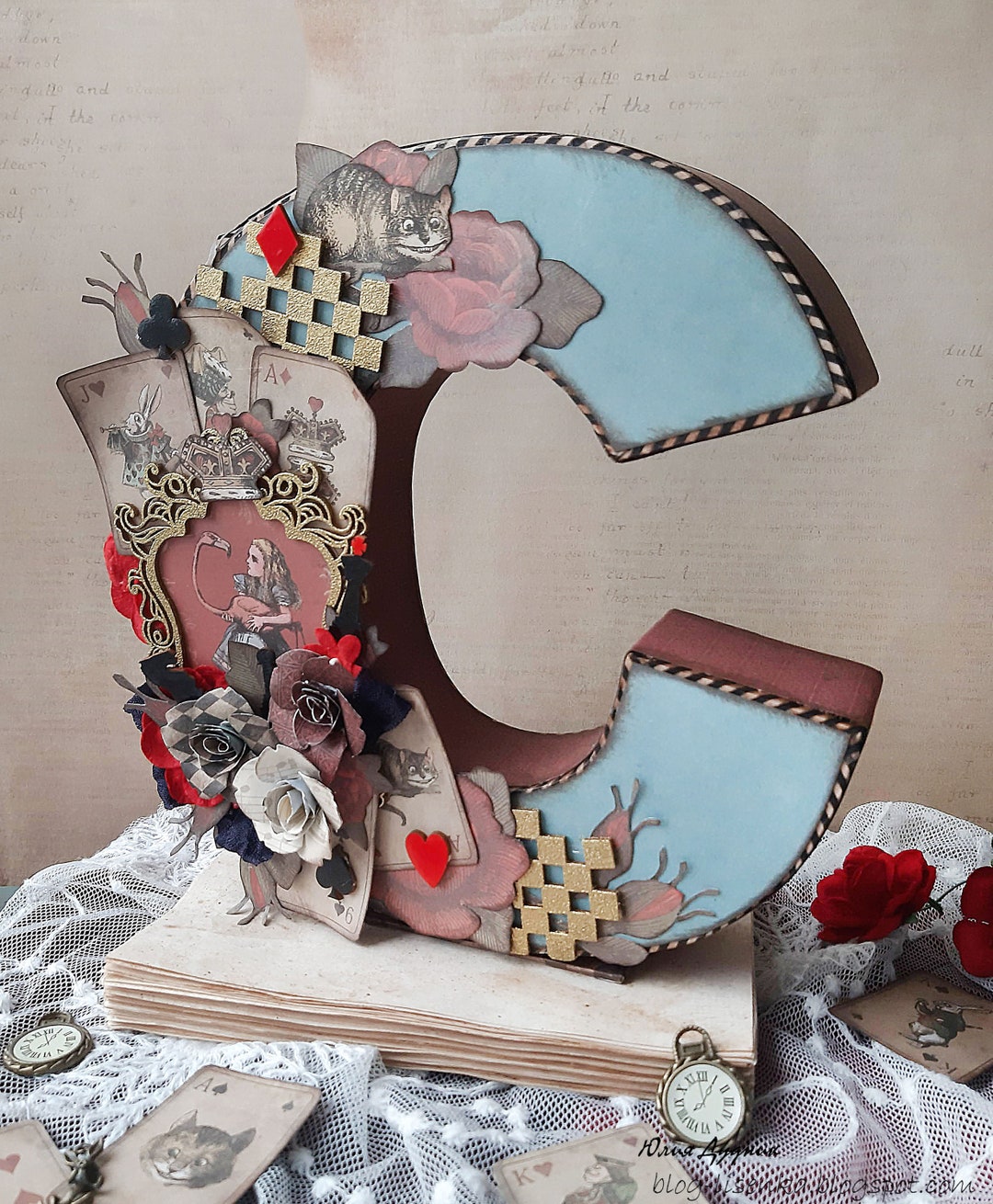 Personalized Initial Letter, Paper Letter, Sizes 10 Inch, Decorative ...