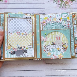 Scrapbook Album, Photo Album, Handcrafted Gift, Mini Album, Handmade ...