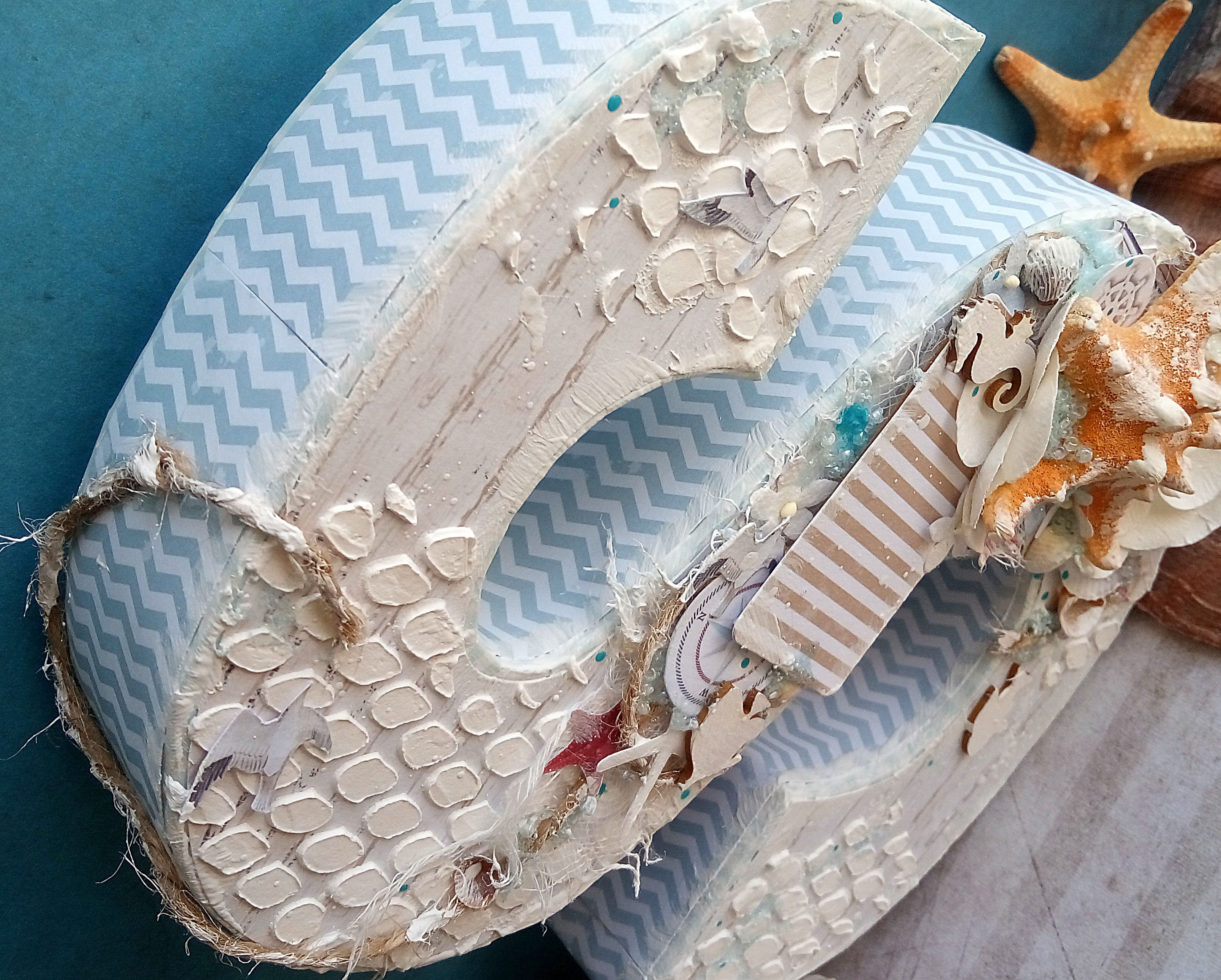 Sea Letter, Personalized Initial Letter, Paper Letter, Beach Letters ...