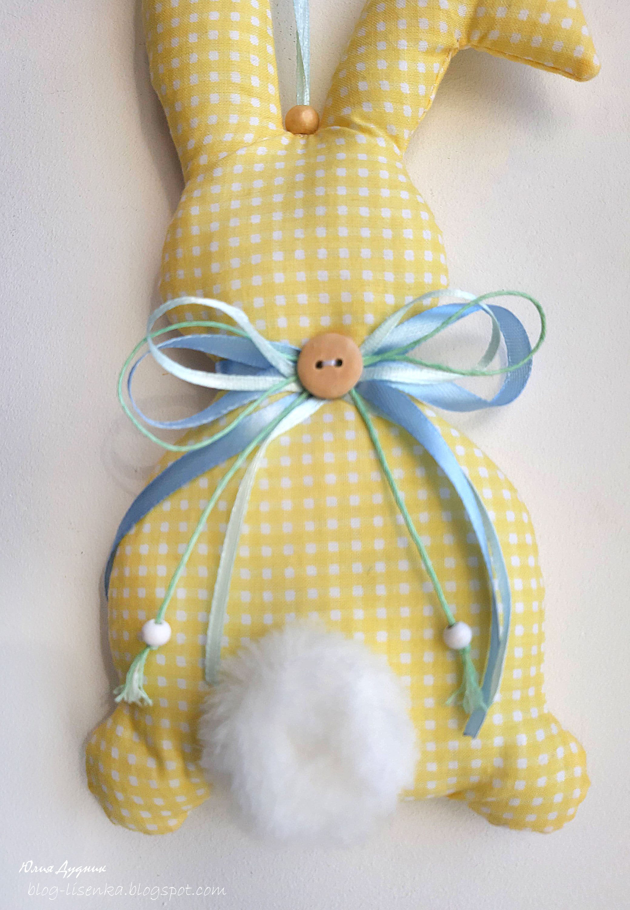 Set 2 Easter Bunny Fabric Bunny Easter Rabbit Easter - Etsy