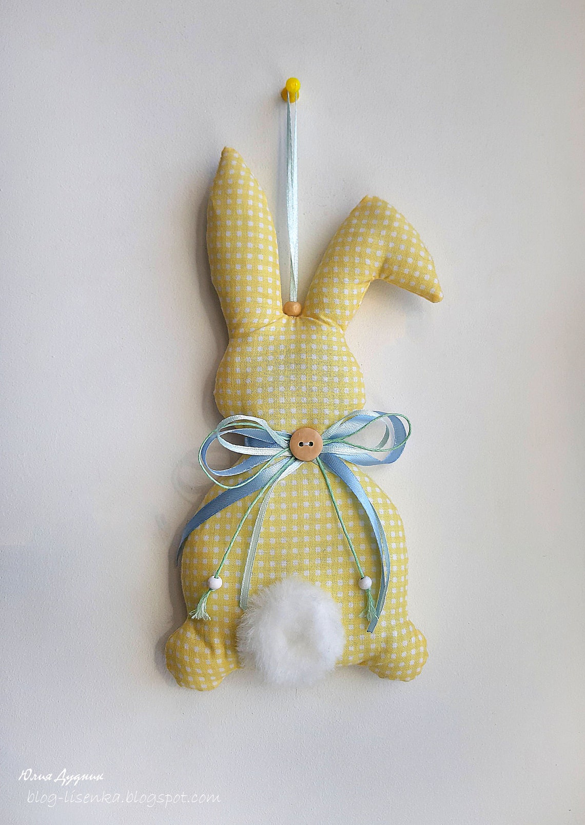 Set 2 Easter Bunny Fabric Bunny Easter Rabbit Easter - Etsy