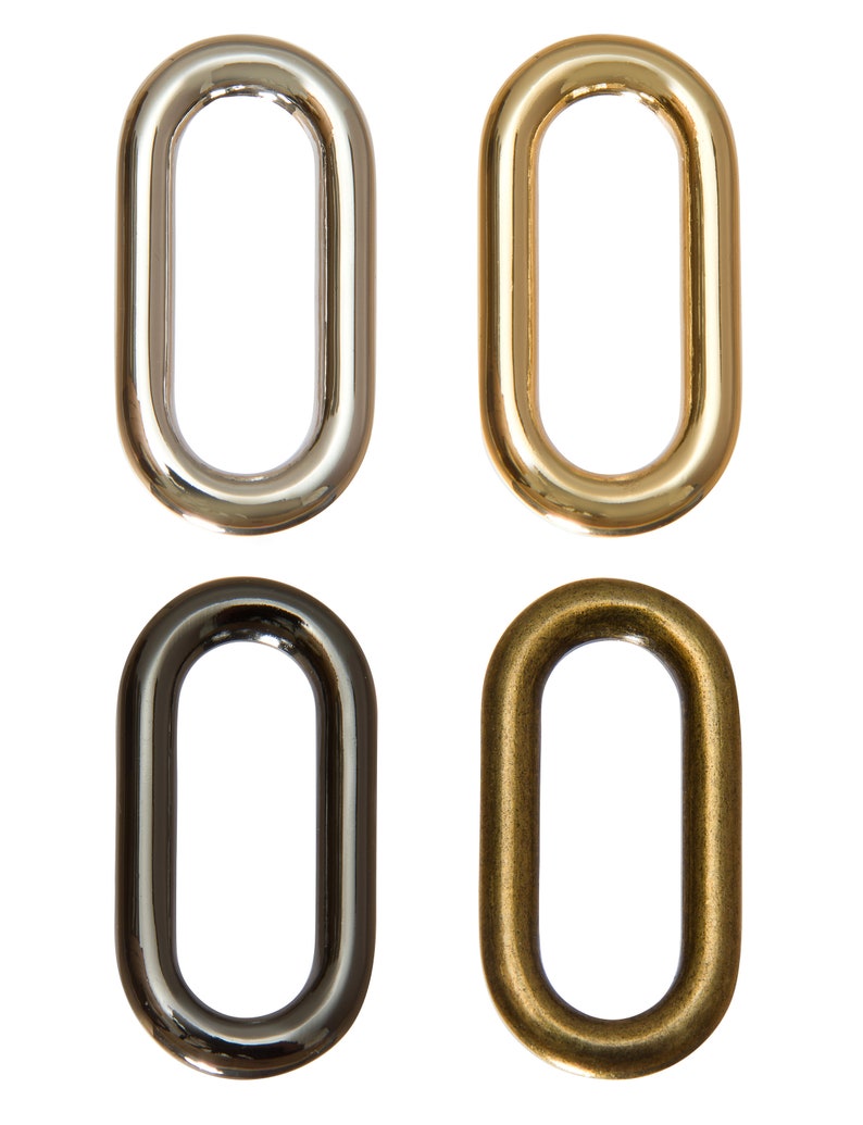 4 X 46.7mm Heavy Duty Oval Ring Metal Loop 4 Colors - Etsy