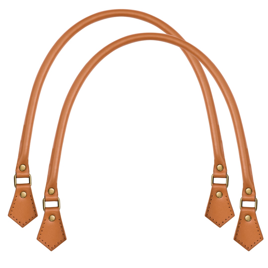 Light Brown Real Leather Replacement Bag Handles 40cm, 50cm, 60cm, 70cm ...