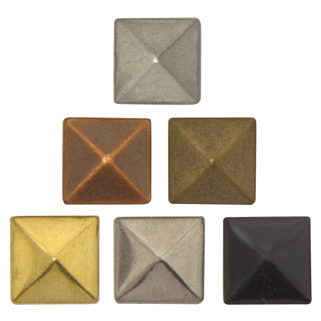 100 X Pyramid Shape Iron on Hot Fix Clothing Studs - Etsy