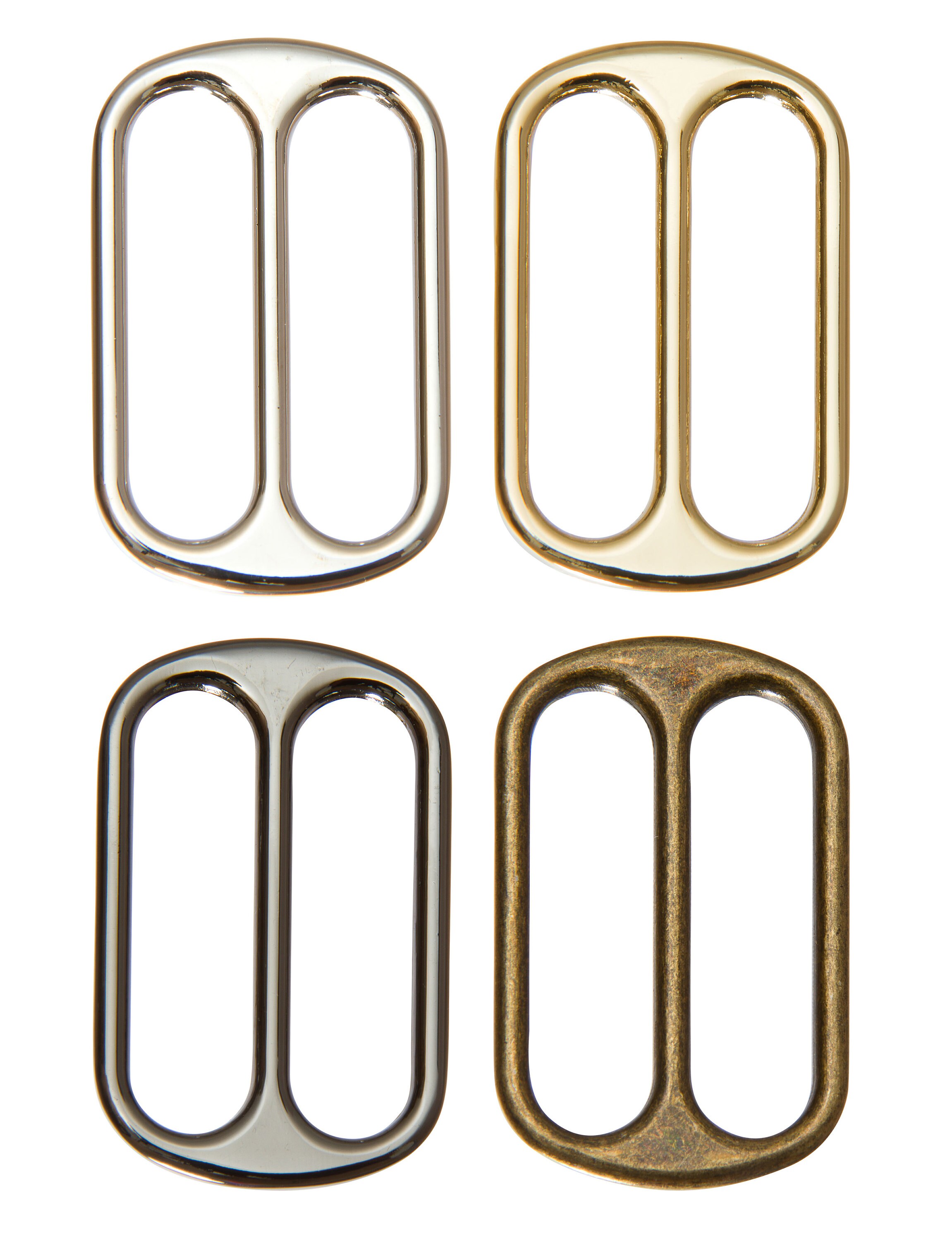 4 X 38.2mm Rounded Corners Metal Tri Glide Slide Buckles - Etsy UK