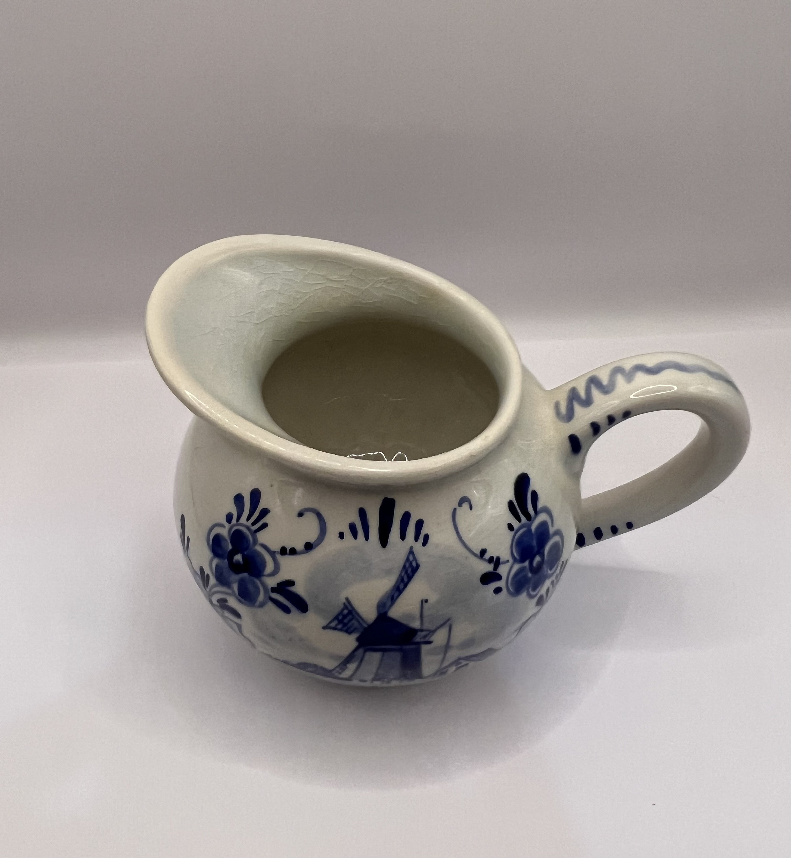 Vintage Delft Creamer Hand Painted in Holland Signed Farmhouse - Etsy
