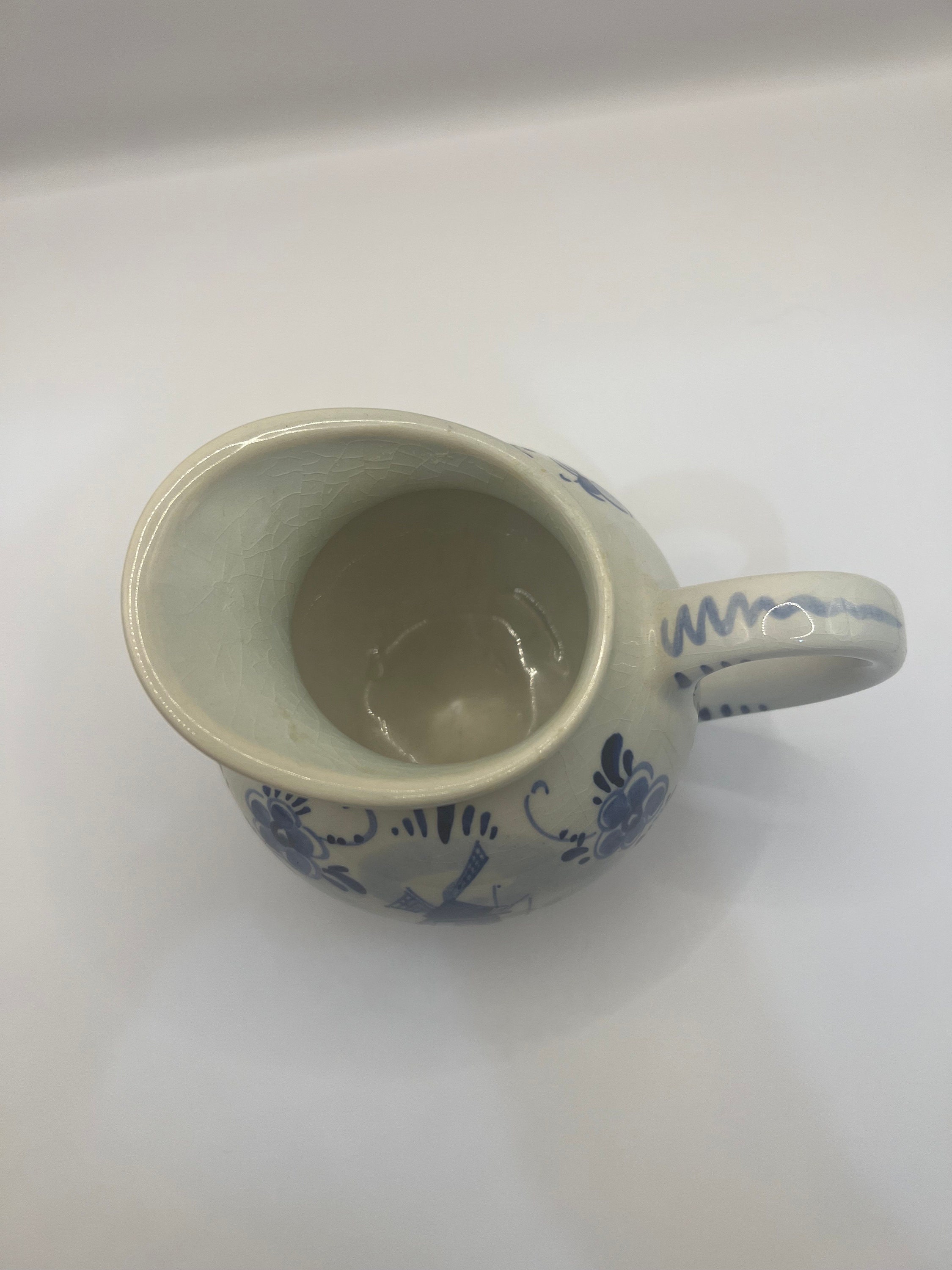 Vintage Delft Creamer Hand Painted in Holland Signed Farmhouse - Etsy