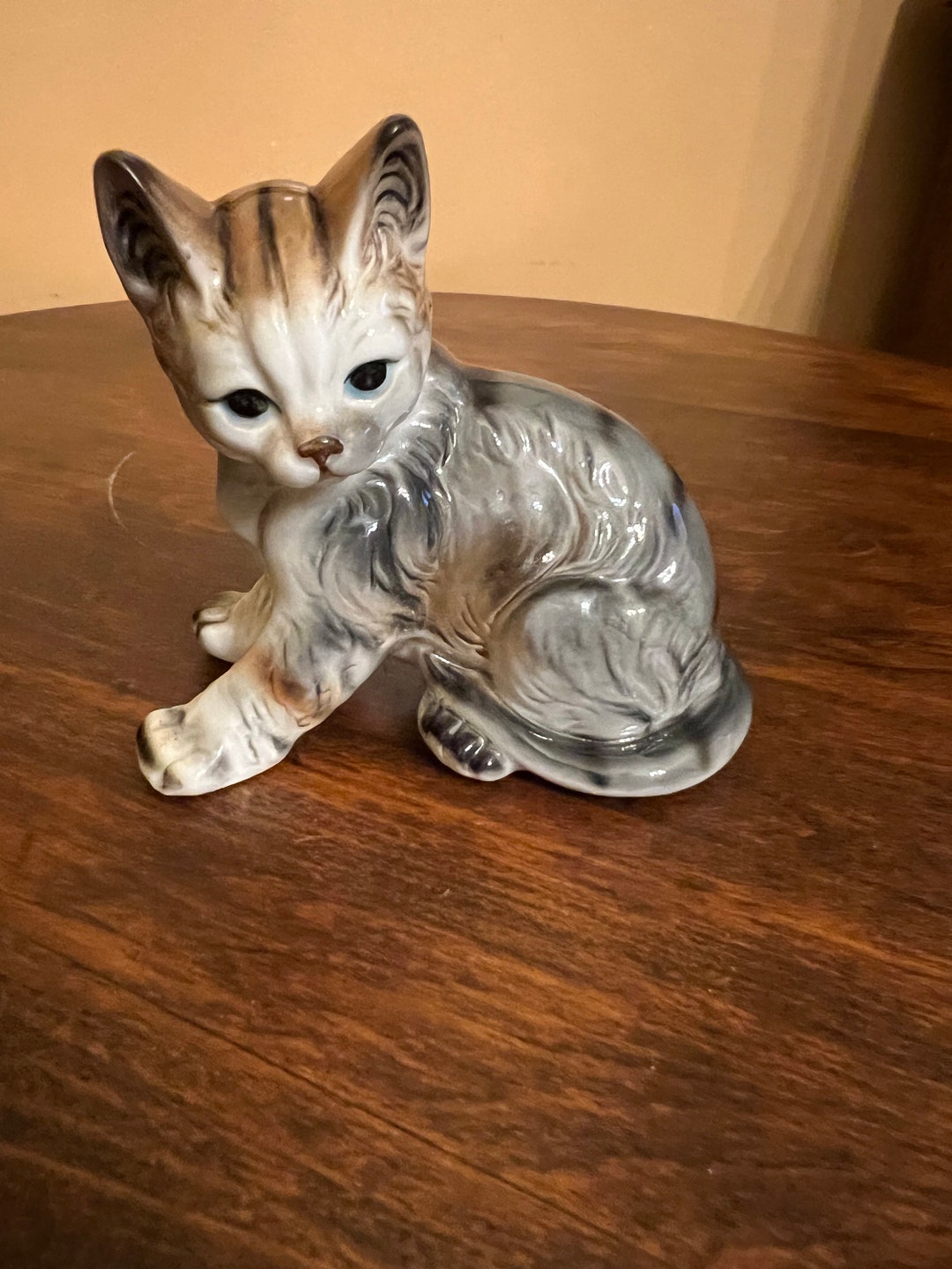 Andrea by Sadek Porcelain Calico Cat Kitten Figurine - Etsy