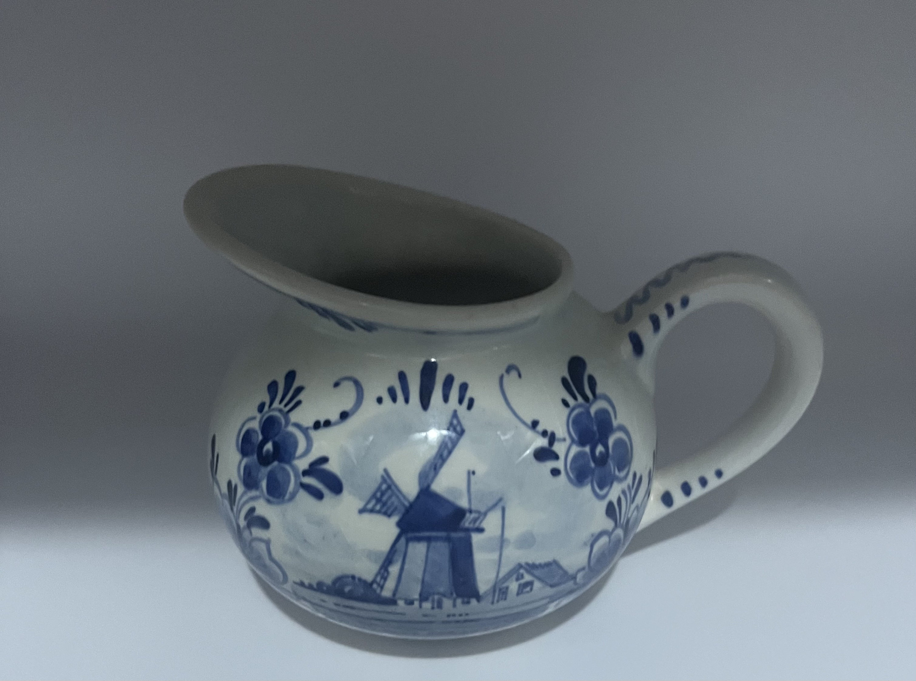 Vintage Delft Creamer Hand Painted in Holland Signed Farmhouse - Etsy