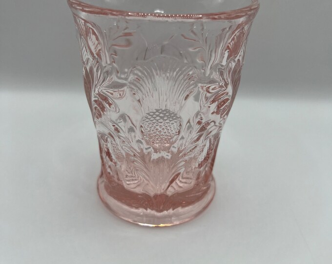 Mosser Glass Rose Pink Inverted Thistle Tumbler - Etsy