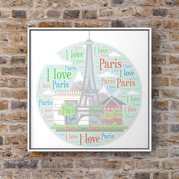 Paris Word - Etsy