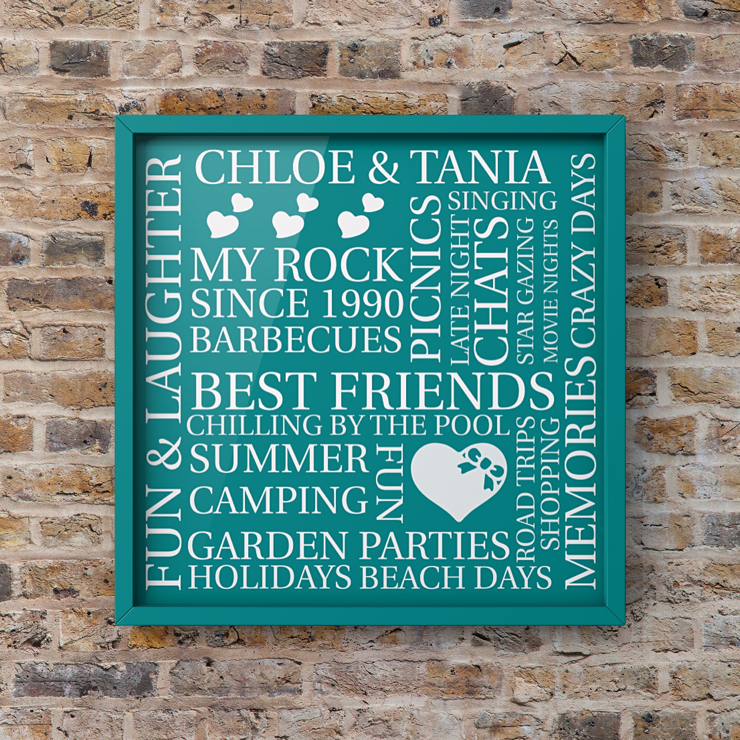 Friends And Family Word Art