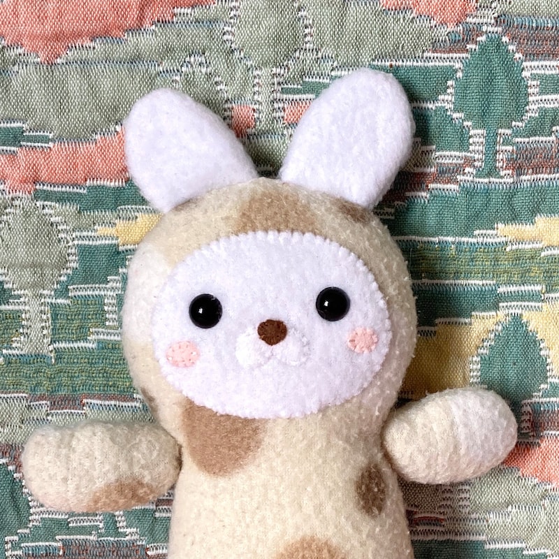 Stuffy White Rabbits - Etsy UK