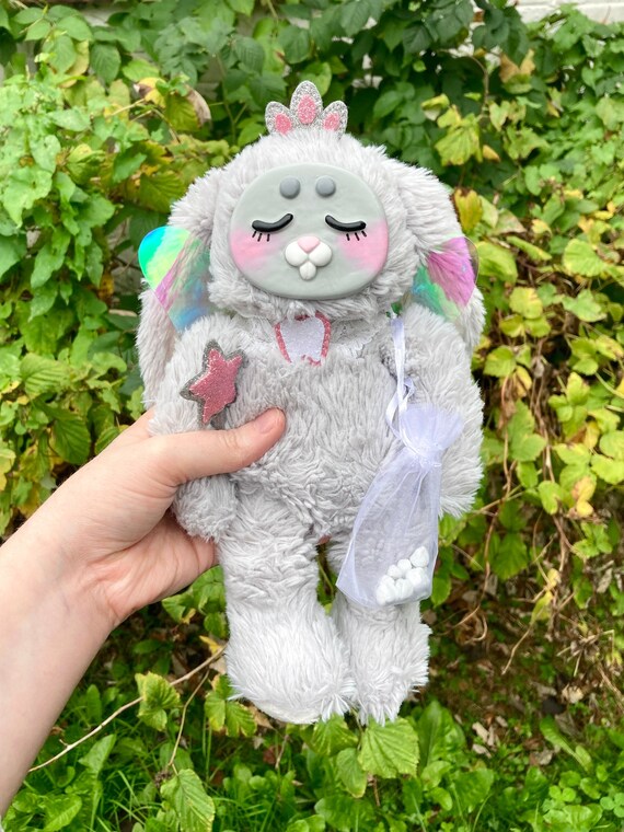 Tooth Fairy Plush Upcycled Teddy Bear Clay Face Plushies - Etsy