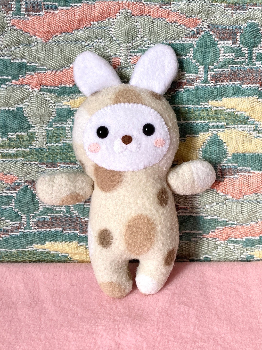 Bunny Plush, Rabbit, Handmade Plushies, Cute Art Doll, Eggs, Upcycled ...