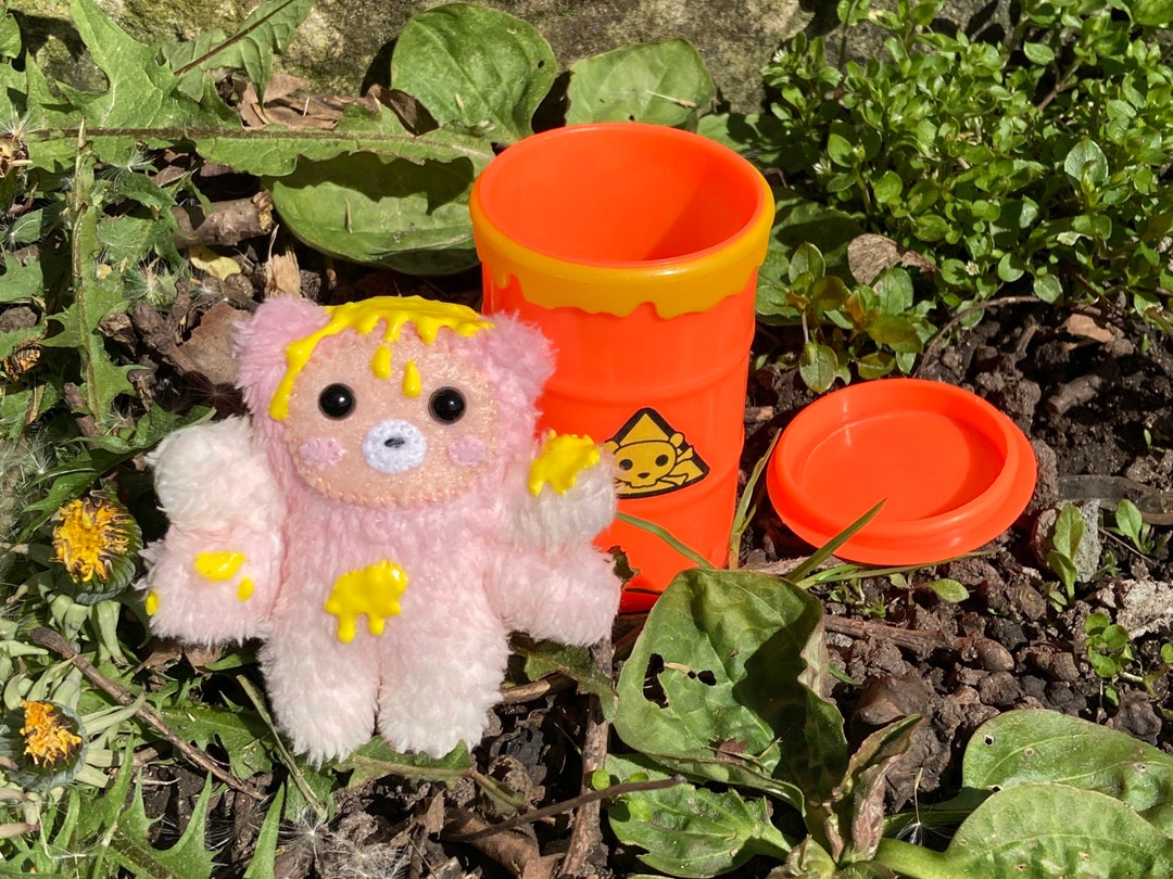 Toxic Waste Plush, Handmade Plushies, Cute Art Doll, Little Monsters ...