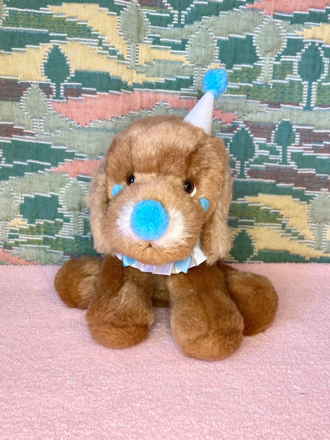 Clown Dog Plush, Upcycled Plushies, Cute Clowns, Puppy Soft Toy ...