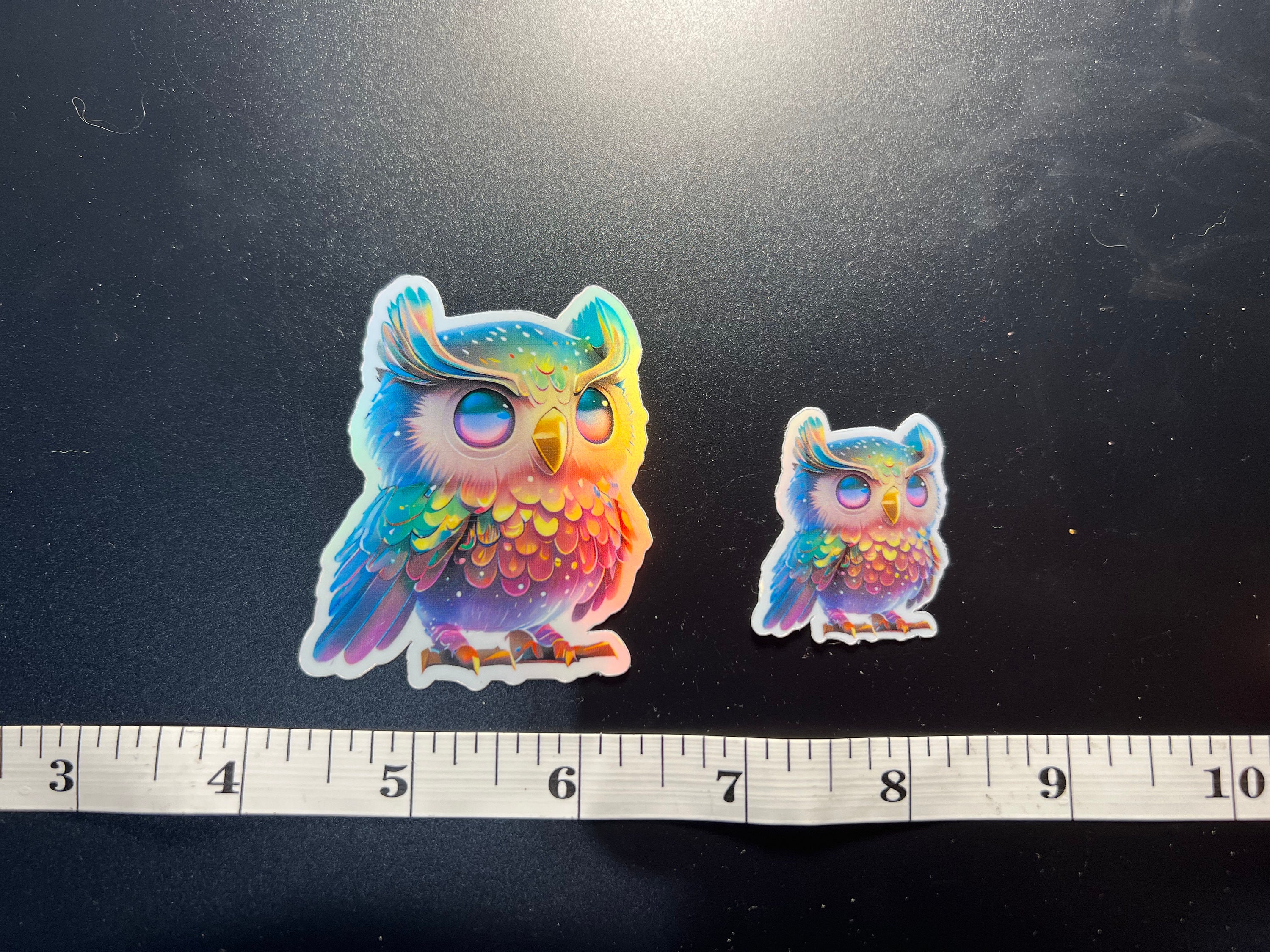 Holographic Owl Sticker Owl Sticker Pack Owl Sticker Owl Wall Decal Owl ...