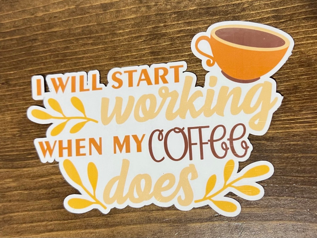 Coffee Bumper Sticker - Etsy