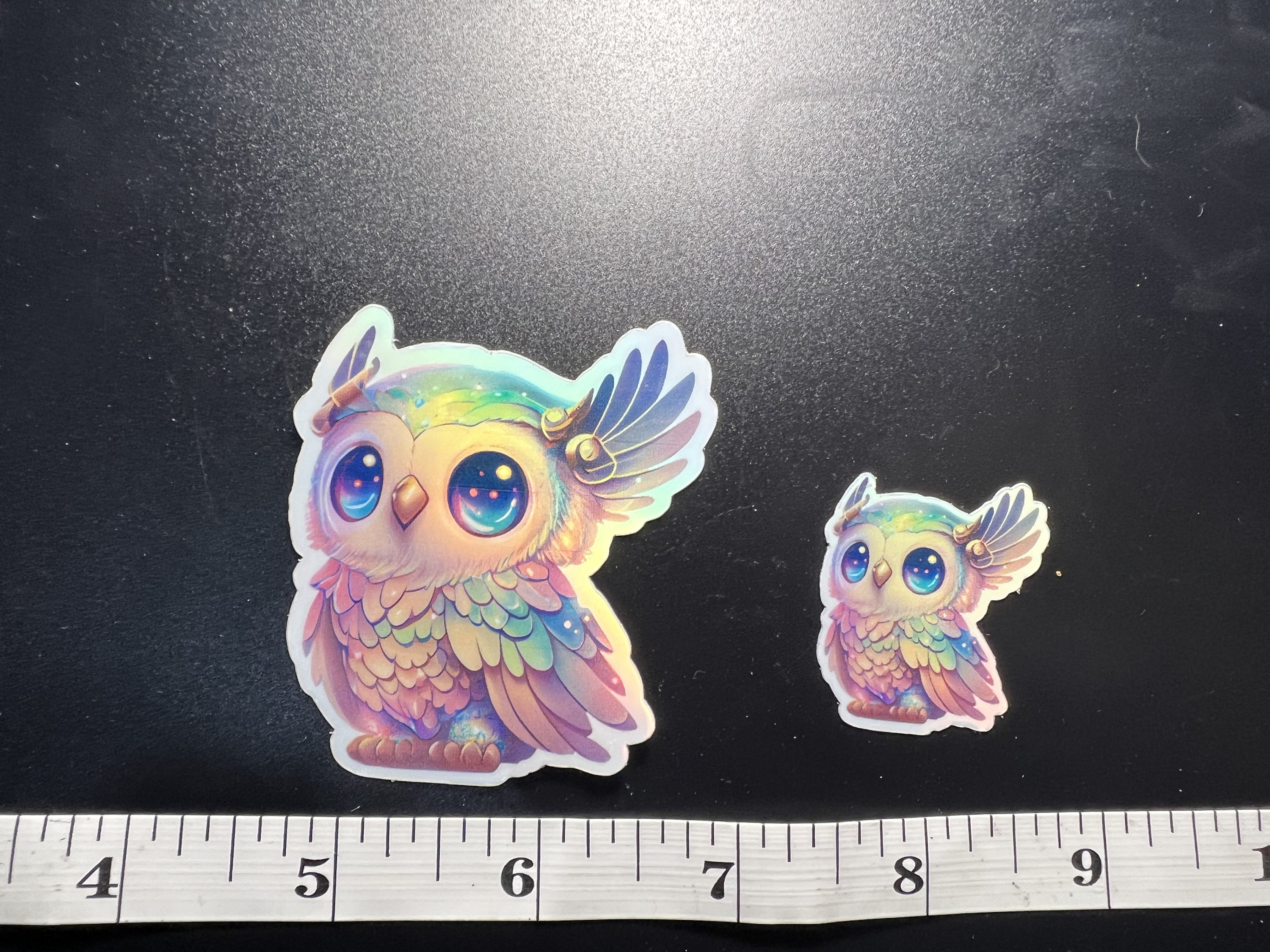 Holographic Owl Sticker Owl Sticker Pack Owl Sticker Owl Wall Decal Owl ...