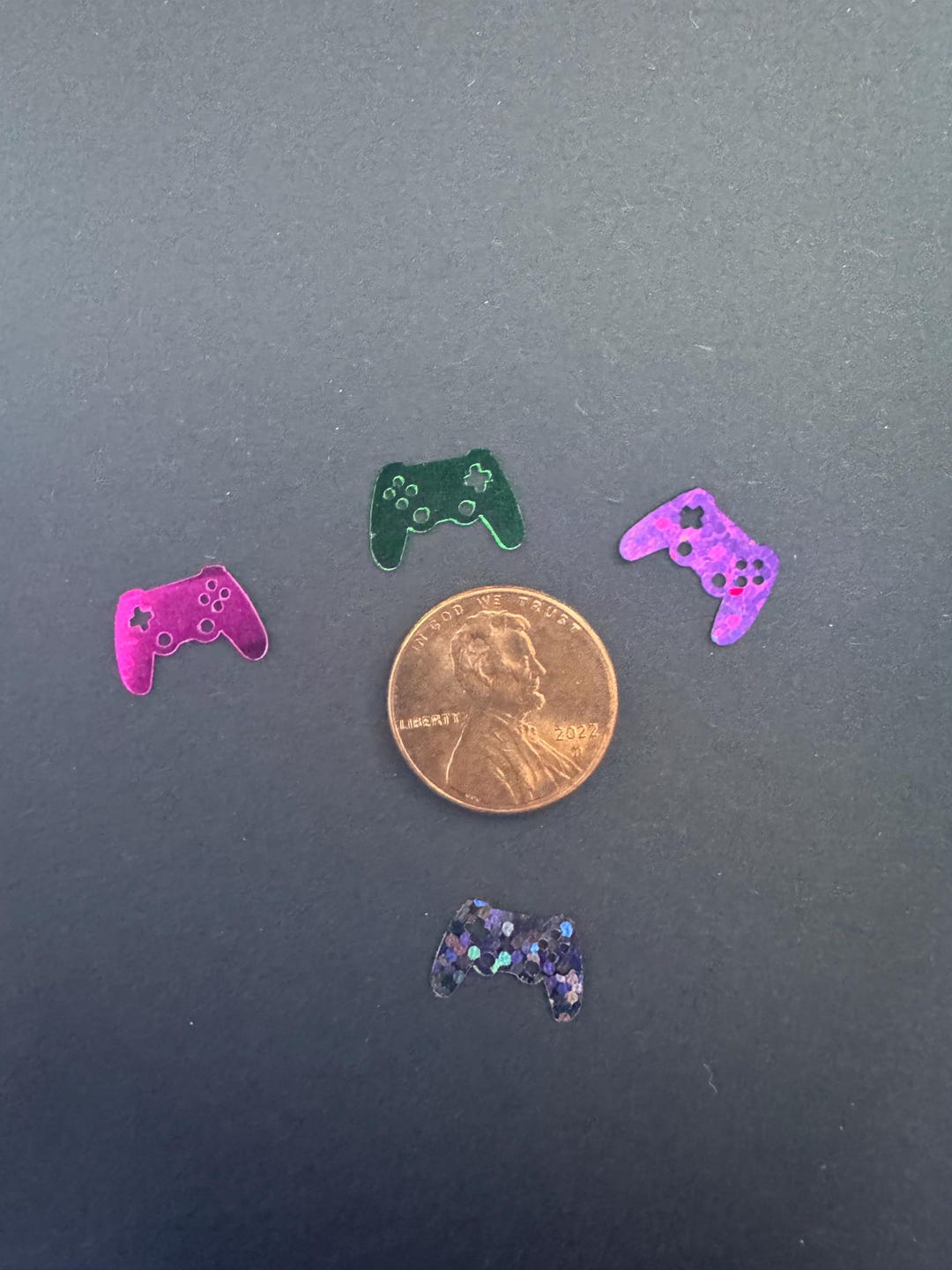 Game Controller Glitter: Metallic or Holographic Resin Embellishment - Etsy