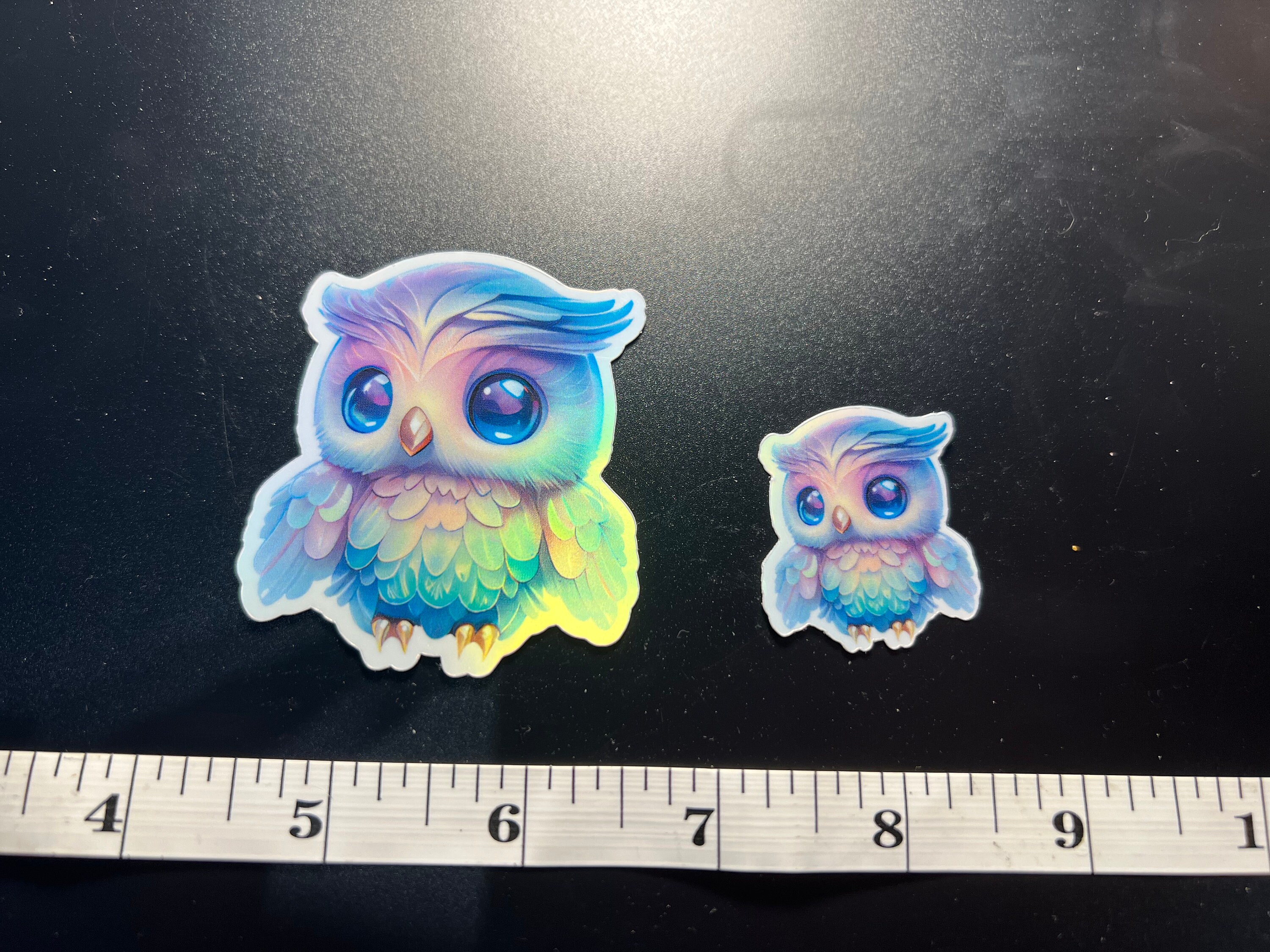 Holographic Owl Sticker Owl Sticker Pack Owl Sticker Owl Wall Decal Owl ...