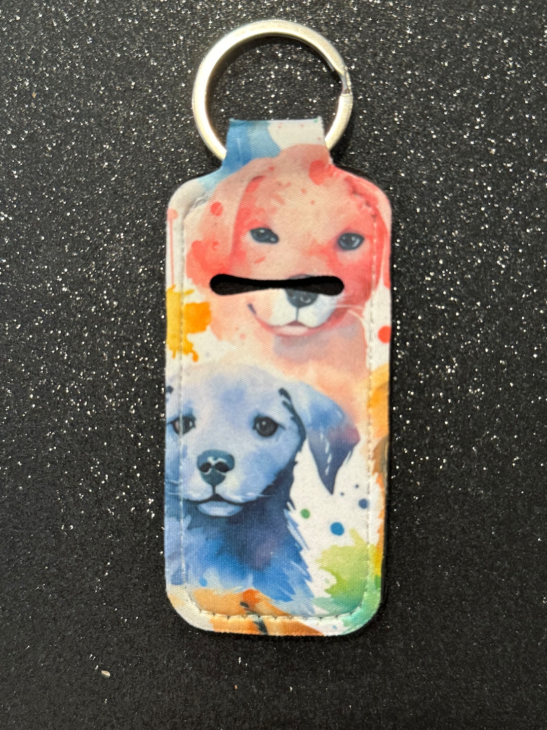 Personalized Cute Labrador Retriever Chapstick/lighter Keyring Holder ...