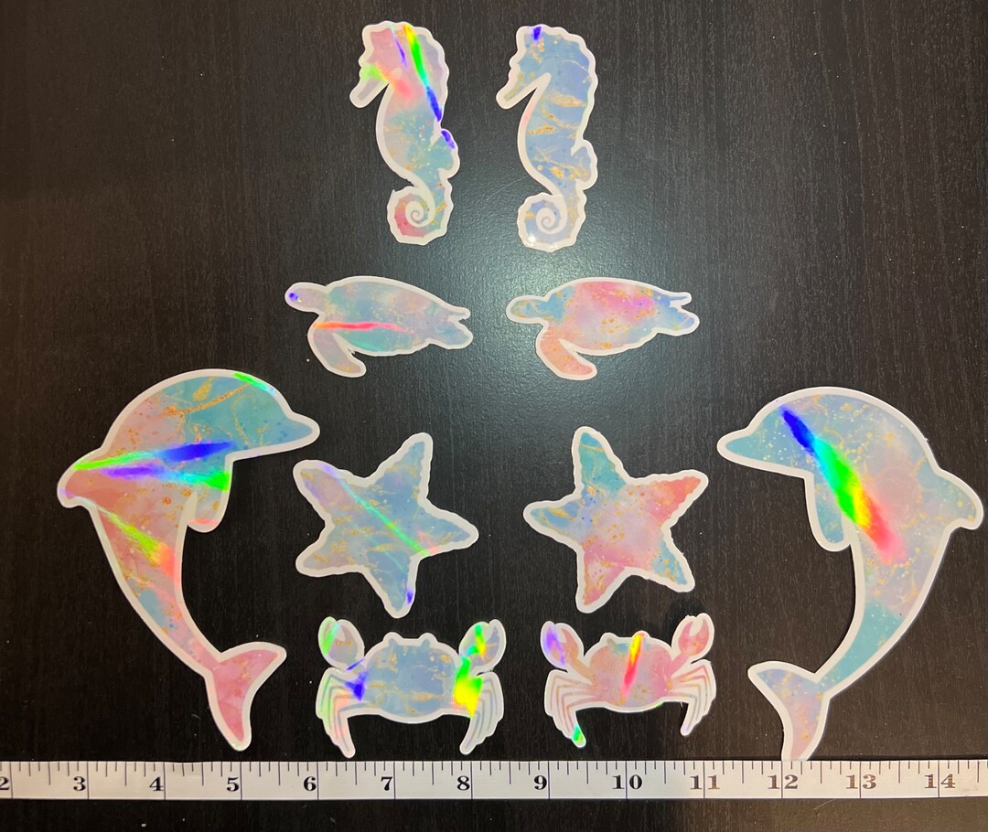 Sea Life Stickers | Marine Life Stickers | Ocean Life Stickers | Turtle ...