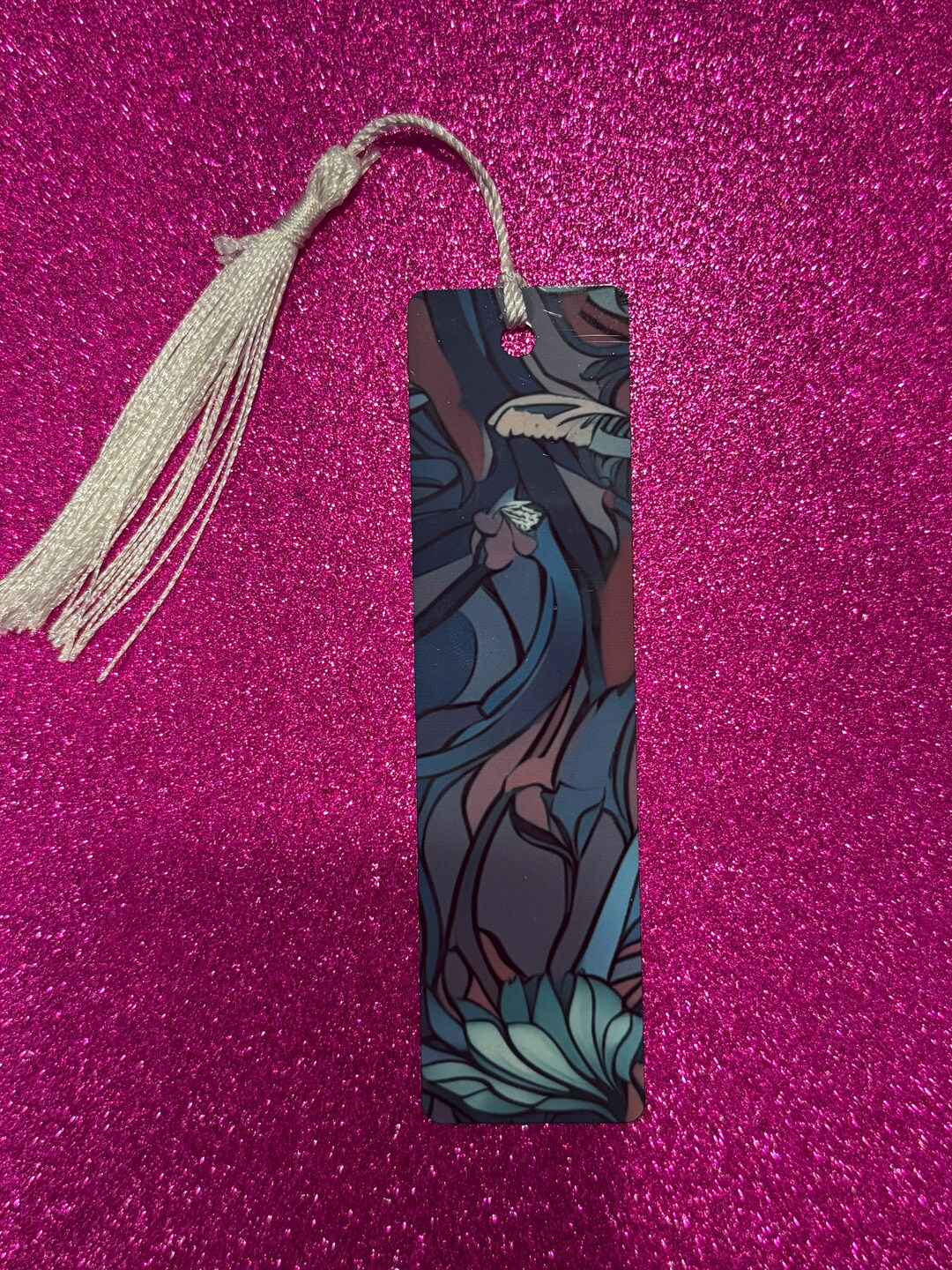 Art Nouveau Vintage Style Bookmark - Personalized Bookmark With Tassel ...
