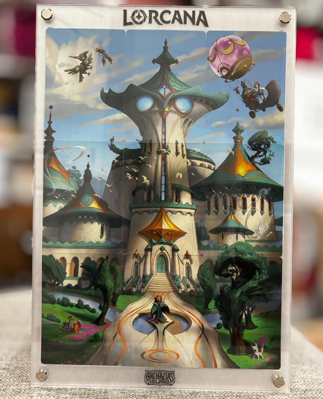 Lorcana Puzzle Card Frame - Archazia's Island - Set 7 - Etsy