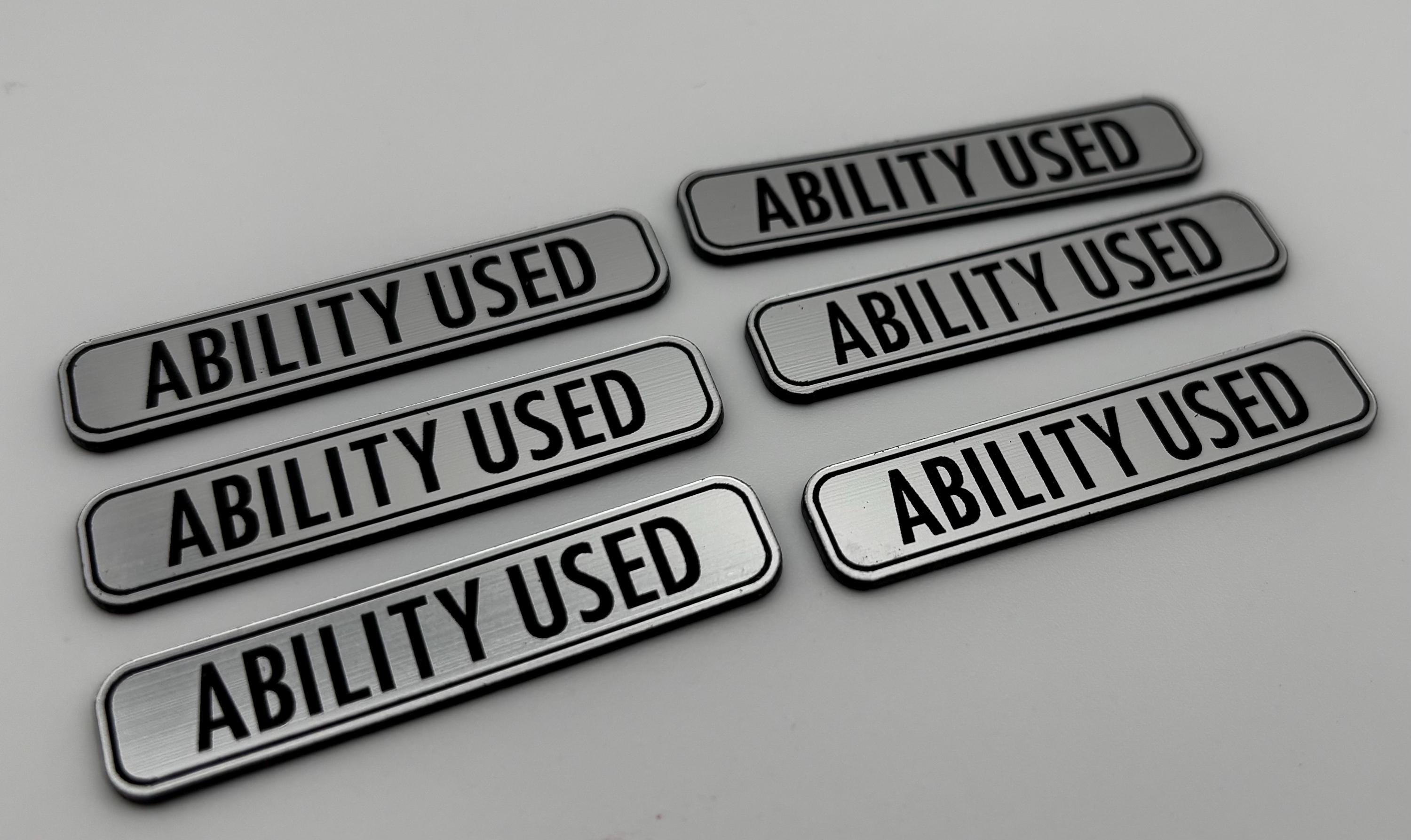 Pokemon Token 6 Piece Set - Ability Used Marker - Etsy