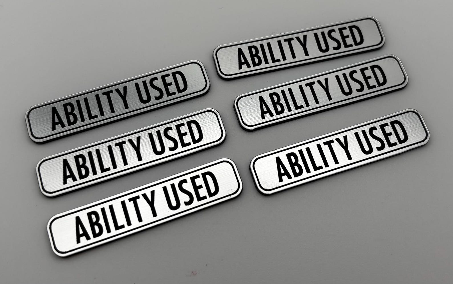 Pokemon Token 6 Piece Set - Ability Used Marker - Etsy